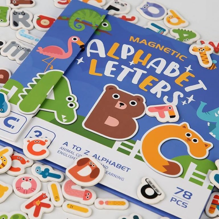 Magnetic Alphabet Book – Preschool English Learning Toy