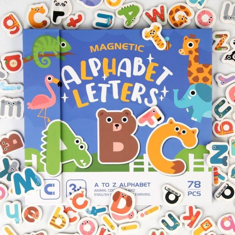 Magnetic Alphabet Book – Preschool English Learning Toy