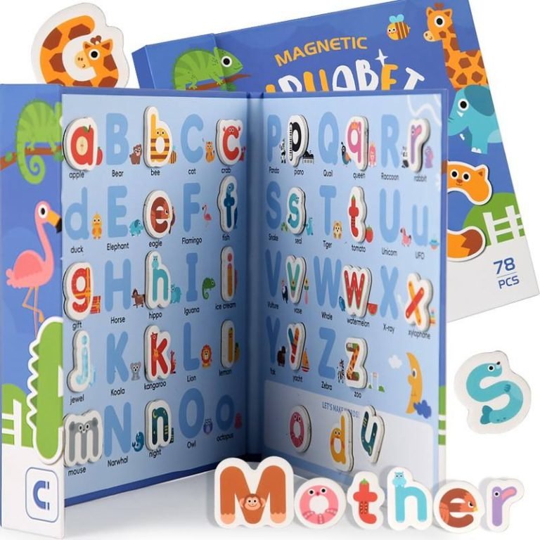 Magnetic Alphabet Book – Preschool English Learning Toy